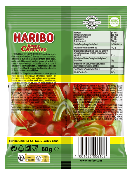 Happy Cherries Halal | HARIBO Online-Shop
