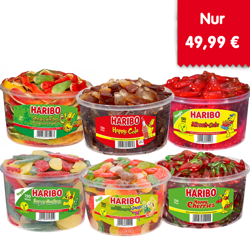 Top 6 Dosen Bundle | HARIBO Online-Shop