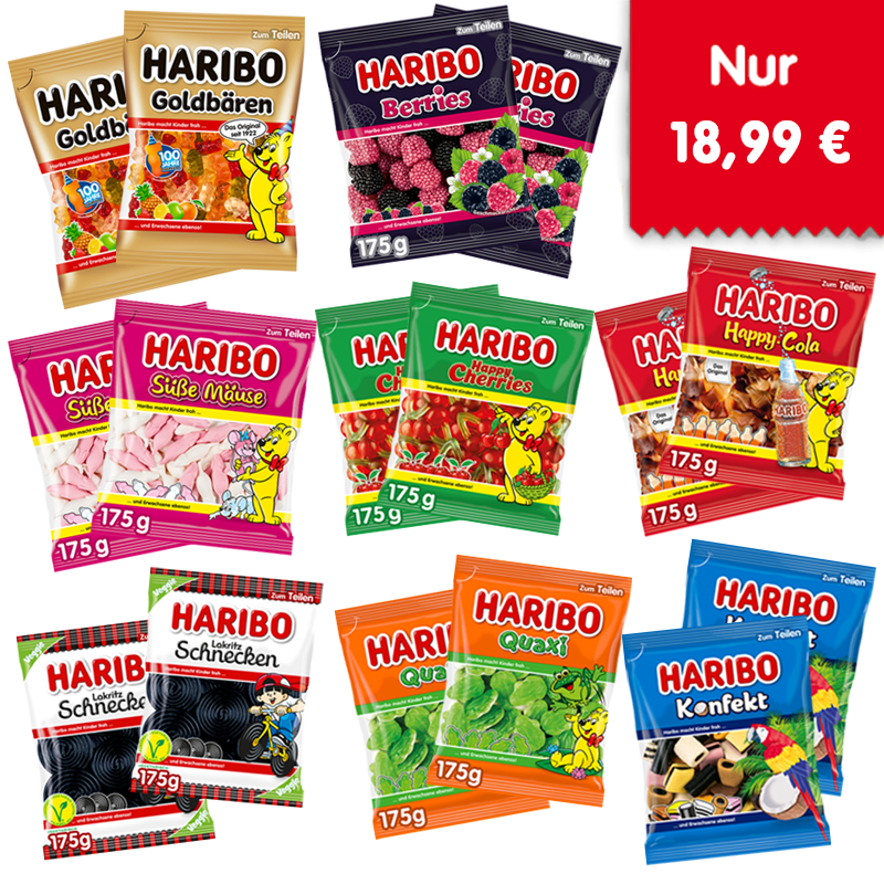 Naschgiganten Bundle | HARIBO Online-Shop
