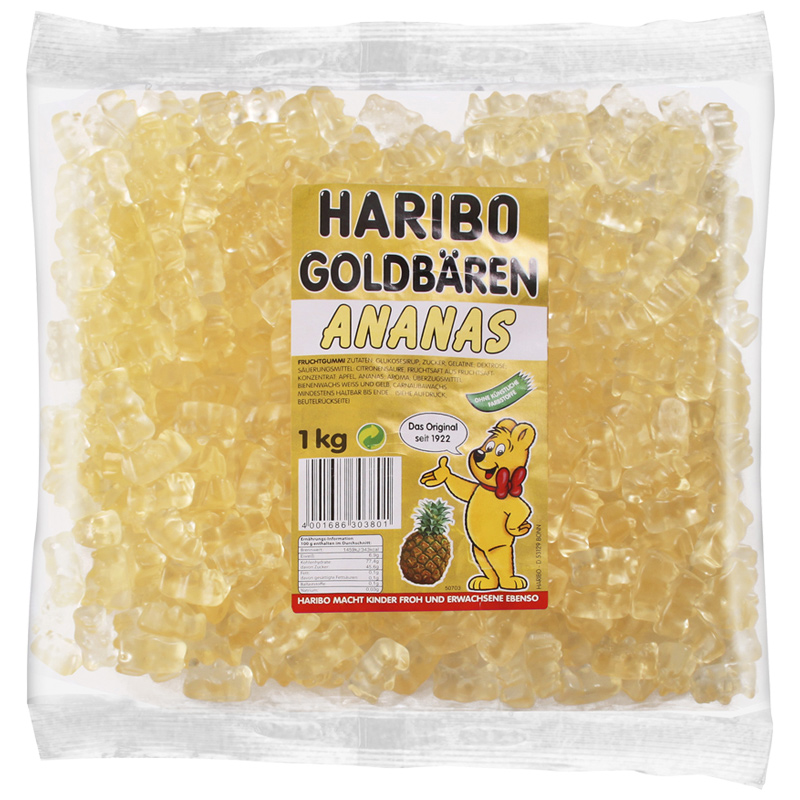 GOLDBÄREN SORTENREIN Ananas | FRUCHTGUMMI | HARIBO | HARIBO Online-Shop