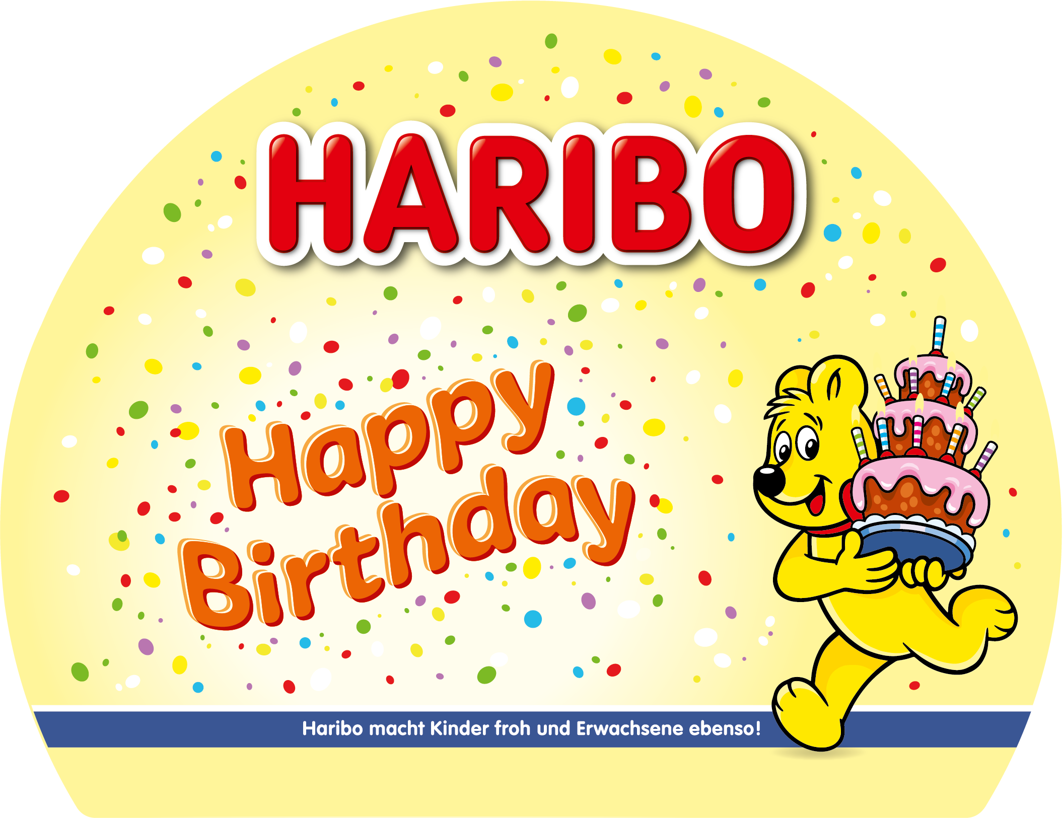 HARIBO Etikett "Happy Birthday" | HARIBO Online-Shop
