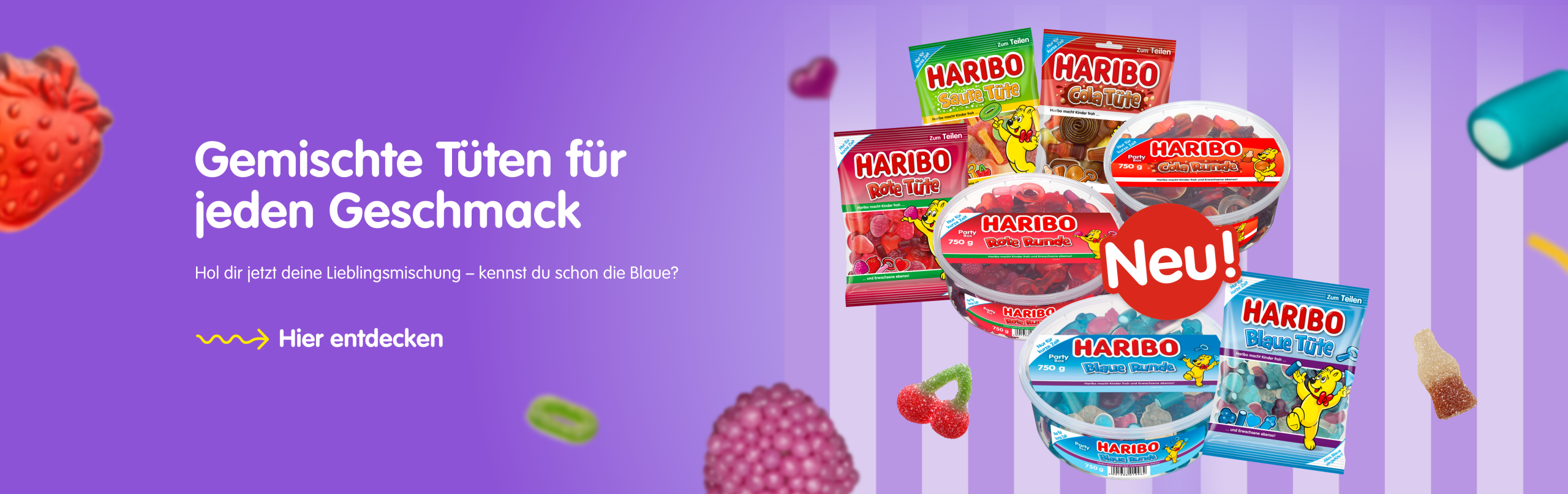 Für jeden was dabei! | HARIBO Online-Shop