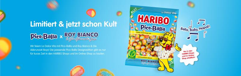 Pico-Balla x Roy Bianco & die Abbrunzati Boys | HARIBO | HARIBO Online-Shop